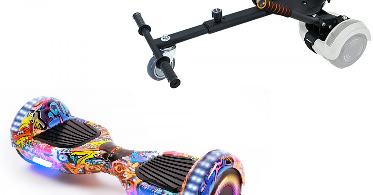 Elektromos Hoverboard Standard GoKart Szett, 6.5 colos, Regular HipHop ...