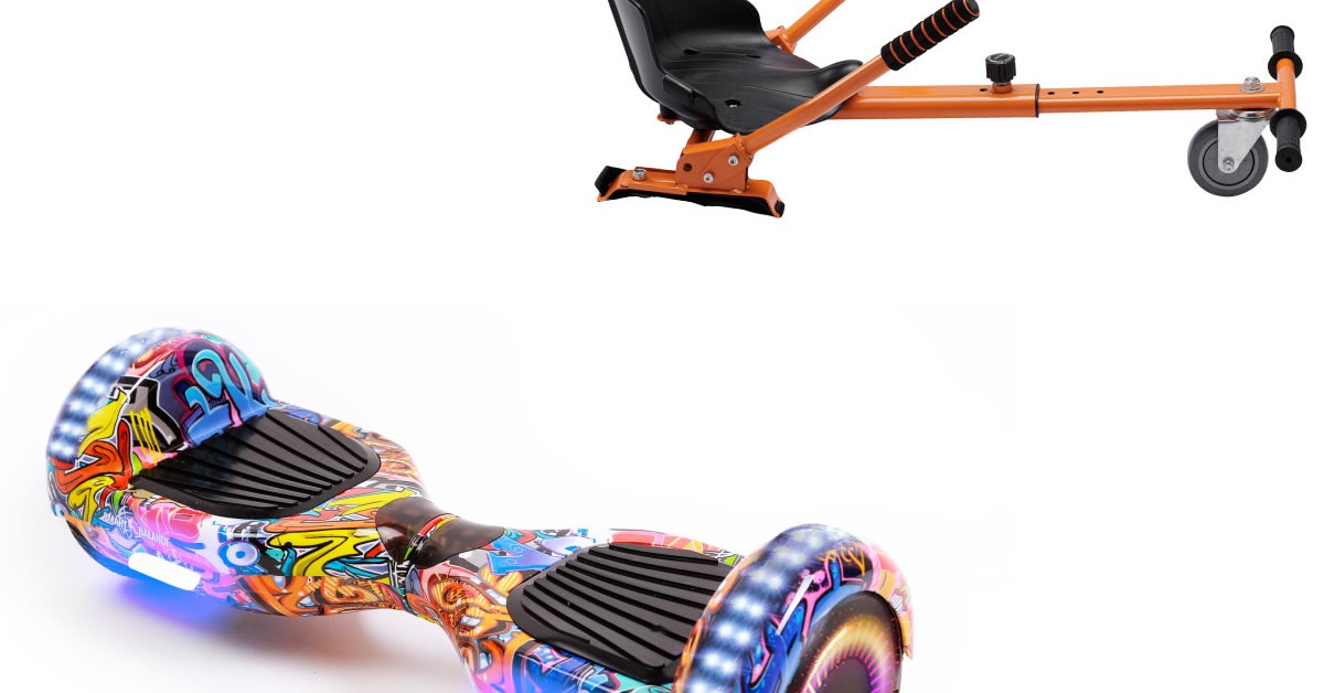 Elektromos Hoverboard Standard GoKart Szett, 6.5 colos, Regular HipHop ...