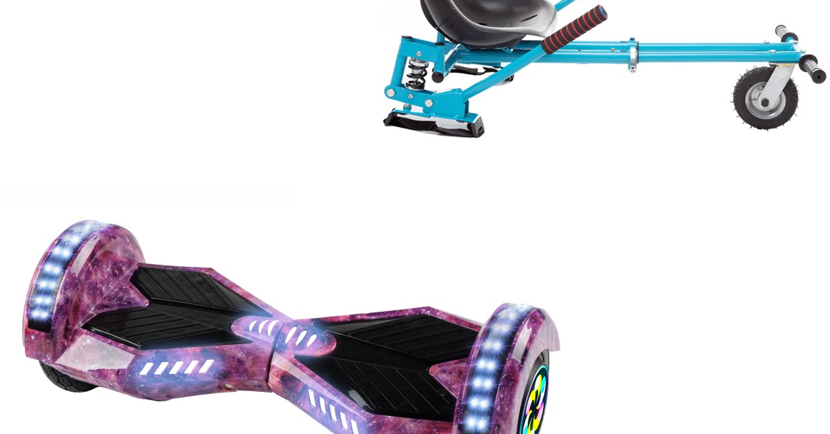 Elektromos Hoverboard GoKart Szett Lengéscsillapítókkal, 8 colos ...