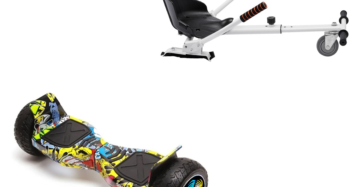 Elektromos Hoverboard Standard GoKart Szett, 8.5 colos, Hummer HipHop ...
