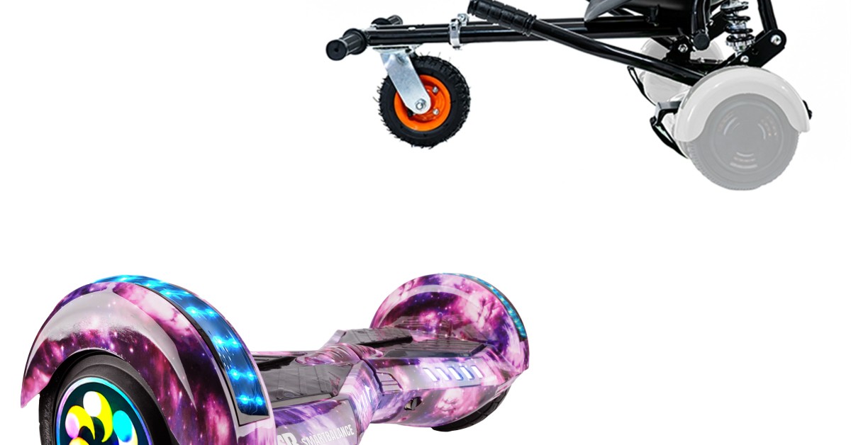 Elektromos Hoverboard GoKart Szett Lengéscsillapítókkal, 8 colos ...